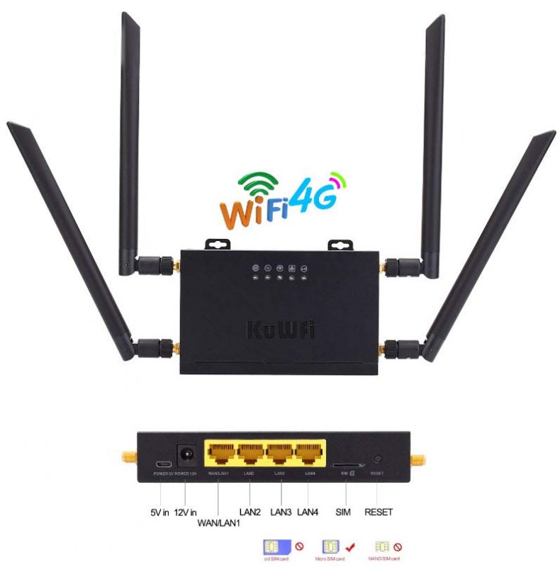 4 G LTE WiFi Wireless Router - Temco Controls Ltd.