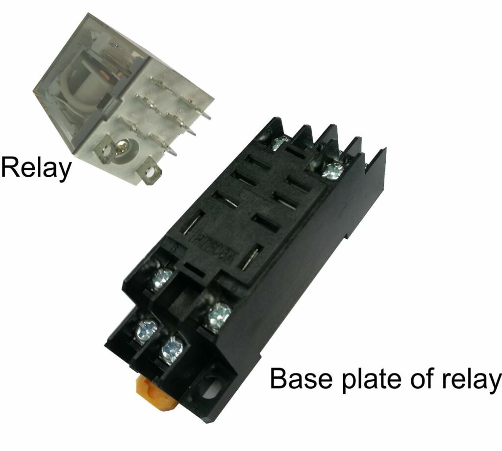 Mechanical Relay with LED and base - Temco Controls Ltd.