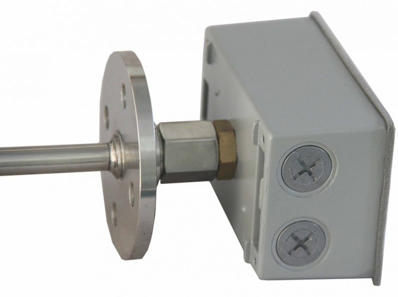 Boiler stack temperature sensor and thermowell, 1k Pt - Temco Controls Ltd.